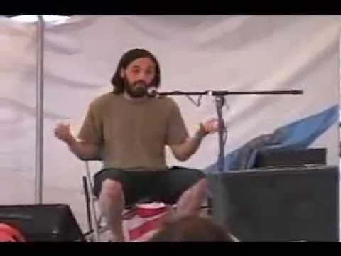 Aaron Weiss Speaking at Cornerstone 2005 mewithoutYou - YouTube
