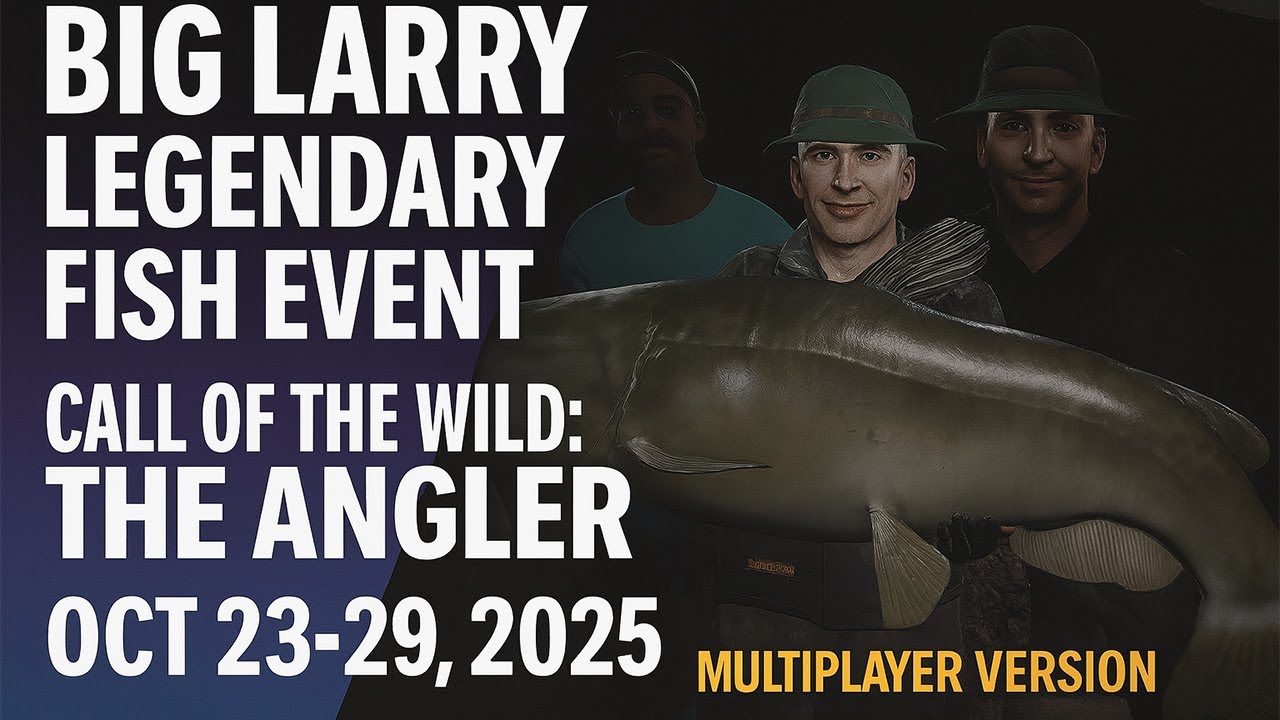 big larry legendary fish call of the wild the angler 23 till 29 october ...