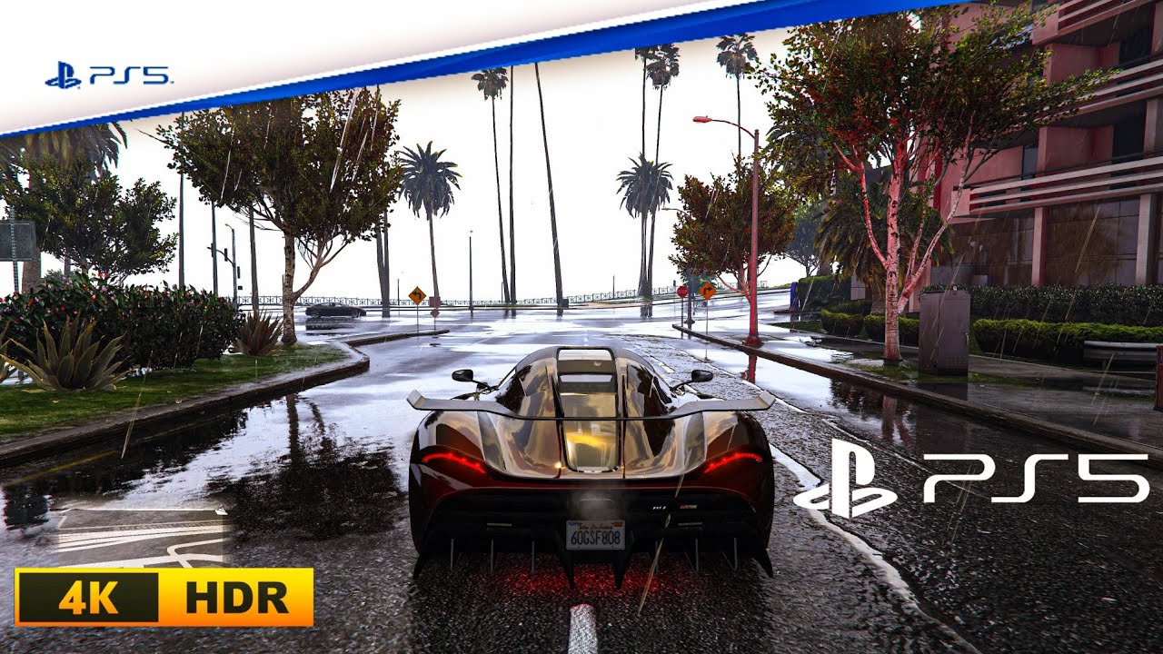 (PS5) GTA V NEXT GEN GRAPHICS - RAY TRACING ON - LONG DRIVE | [4K 60FPS ...