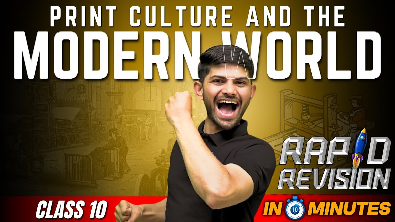 Print Culture and The Modern World | 10 Minutes Rapid Revision | Class ...