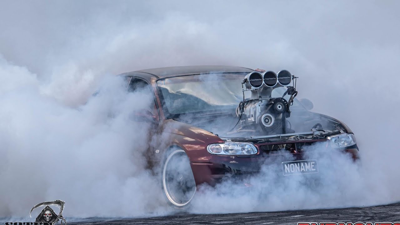The blown burnout car with No Name - YouTube