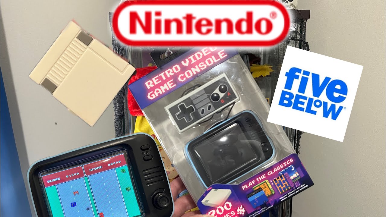 FIVE BELOW 10$ DOLLAR NINTENDO RETRO CONSOLE IS AMAZING! #nintendo # ...