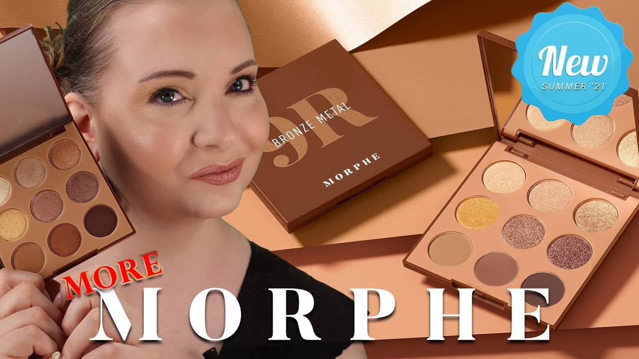 BRONZE METAL GODDESS! Morphe 9R Artistry Palette Review #MorpheBabe - YouTube