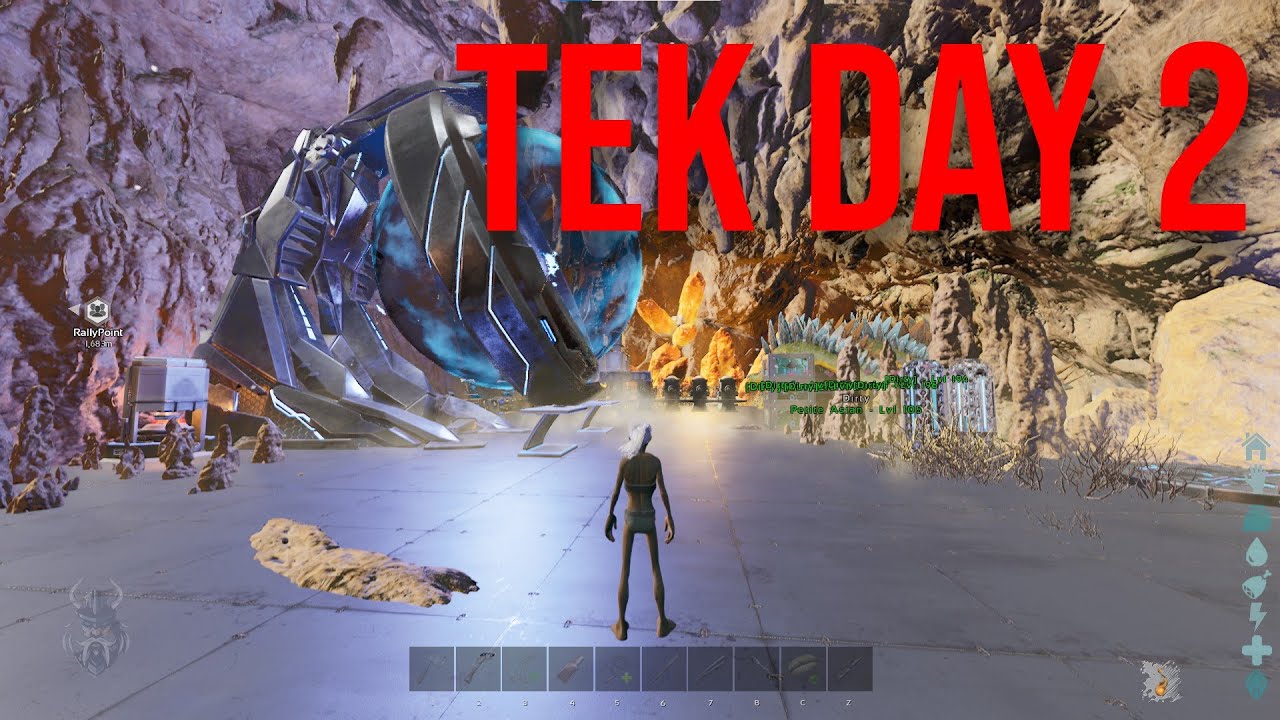 I Killed a kid with an Entire Base on Him? Tek Tier Day 2! - ARK ...