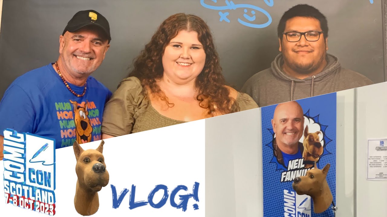 Meeting Neil Fanning - Voice of Scooby Doo at Comic Con Scotland 2023 ...