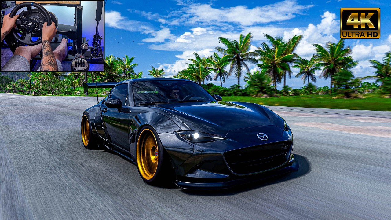 Mazda MX-5 Miata RF - Forza Horizon 5 | Thrustmaster T300RS Gameplay ...