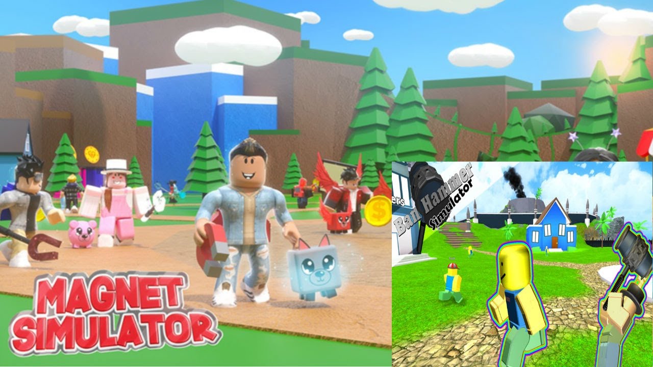 Magnet Sim and Ban Hammer Sim Gameplay (Collab with Ivan Mendoza ...