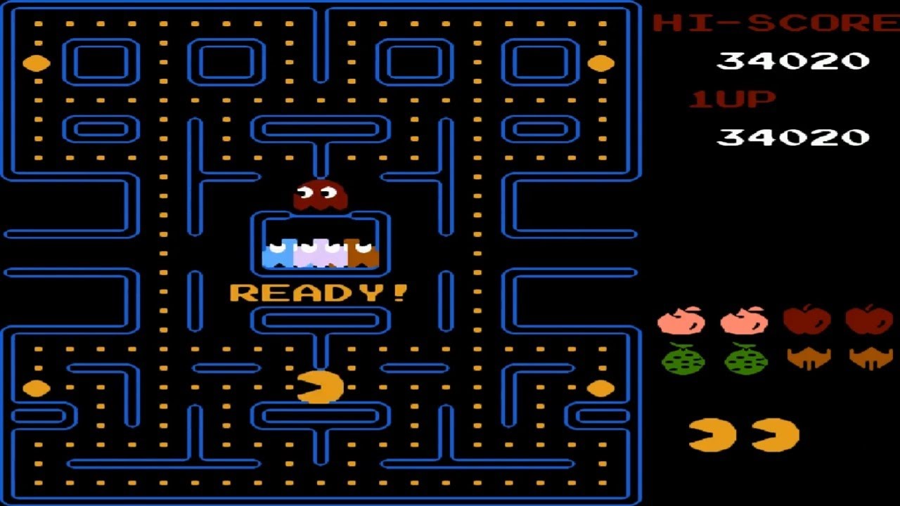Pac-Man (NES) Walkthrough en 4K | Clásico Retro de Namco en Alta ...