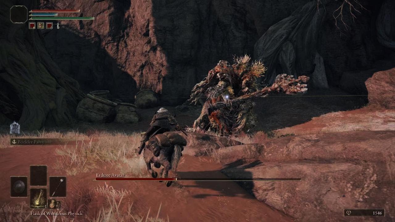 Elden Ring. Erdtree Avatar, Minor Erdtree, Caelid Boss. - YouTube