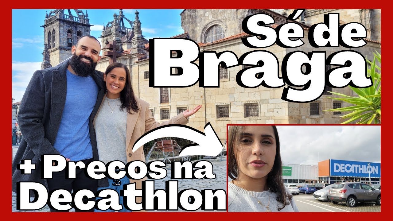 Compras na Decathlon + Turistando em Braga - YouTube
