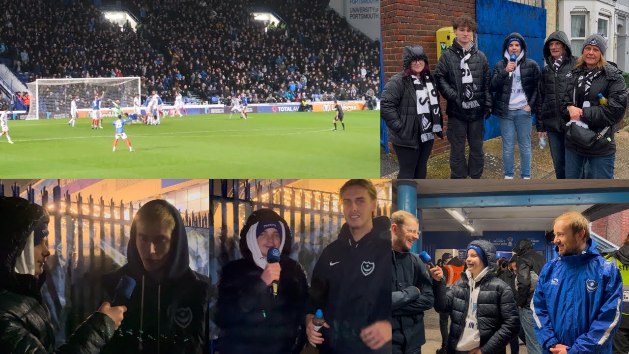 PORTSMOUTH Vs SWANSEA CITY |4:0| SWANS SUNK AS PUMPED UP POMPEY SCORE 4 ...
