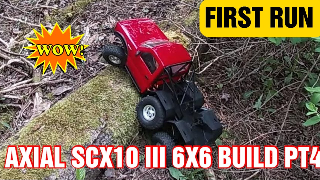 AXIAL SCX10 III 6x6 BUILD PART 4 - YouTube