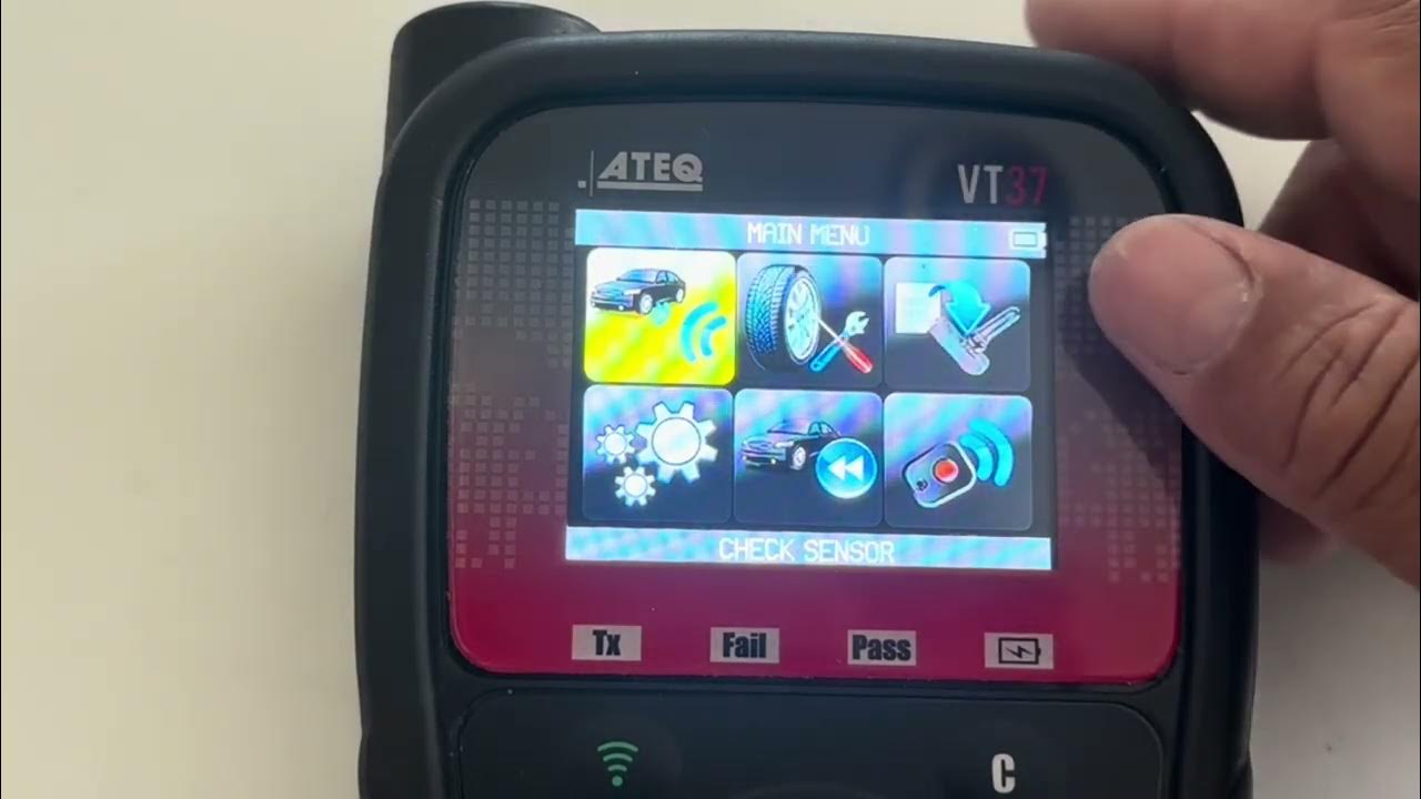 ATEQ VT37 List of TPMS Sensors You Can Program - YouTube