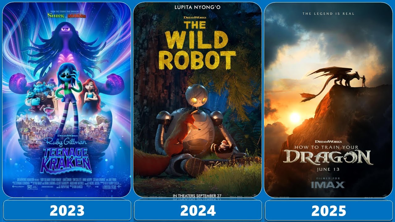 DreamWorks Animation 2015-2025 #dremworks #animation - YouTube
