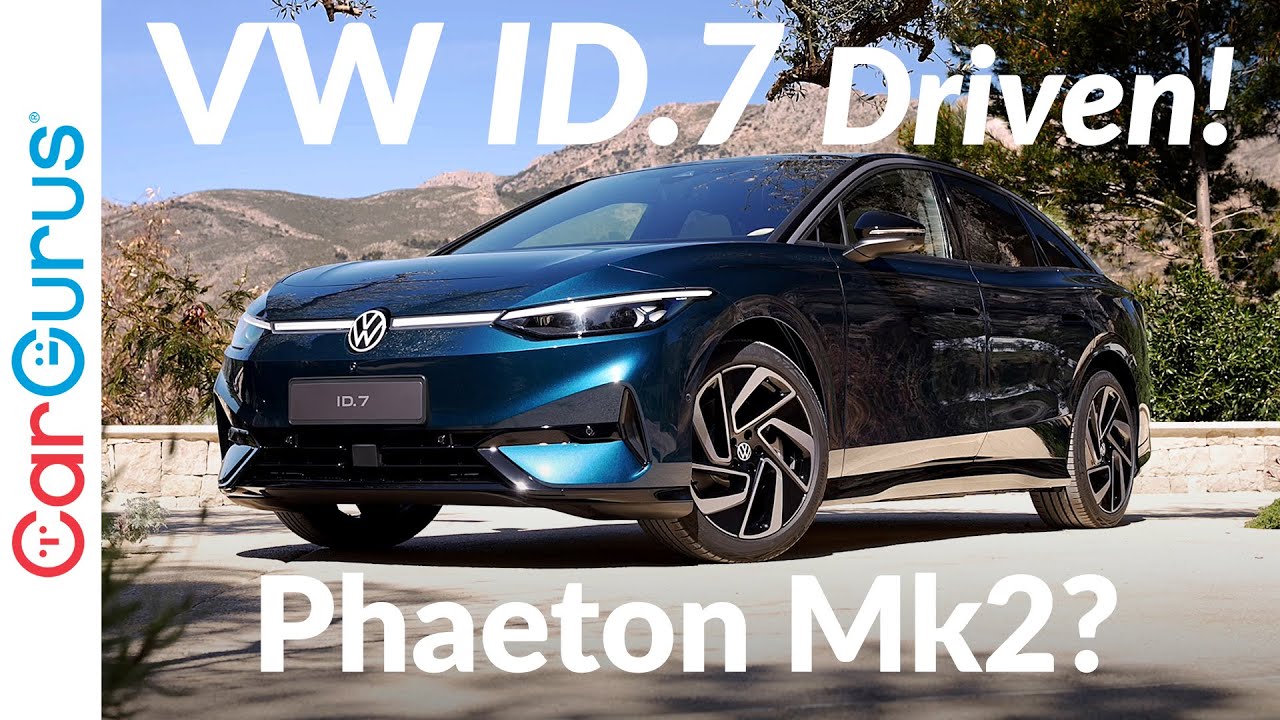 Volkswagen ID.7 driven: We review VW's luxury car! - YouTube