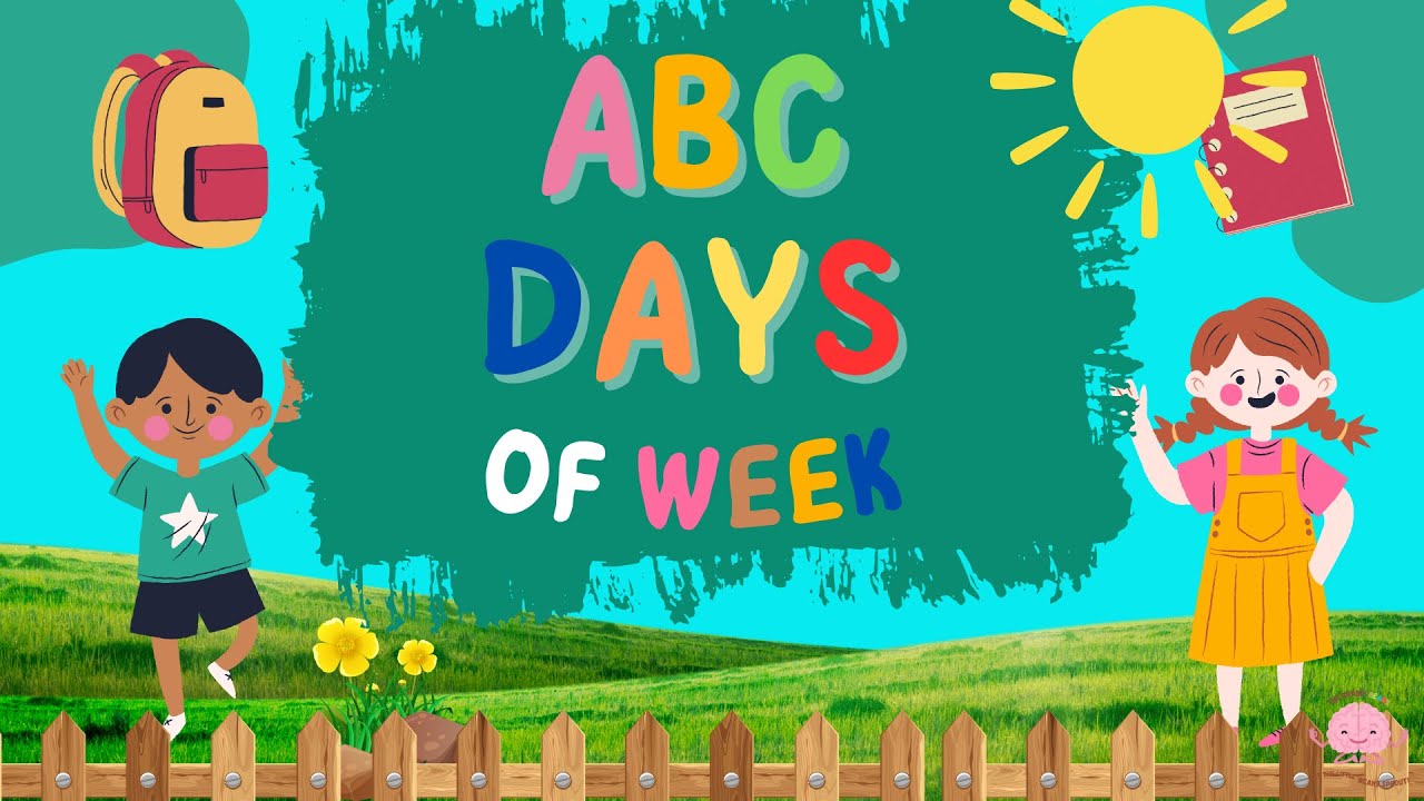 ABC Week days | A - H Week Days| Learn abc with week days - YouTube
