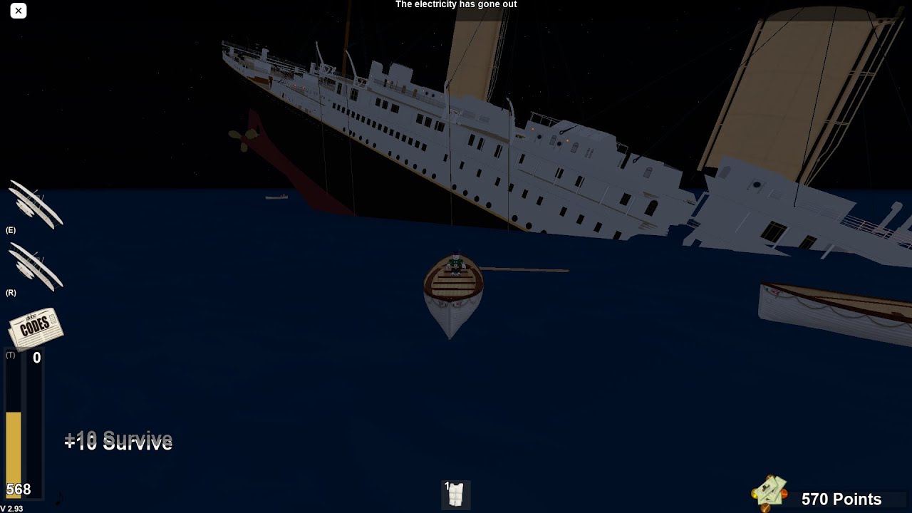 Roblox titanic survival (full footage) - YouTube