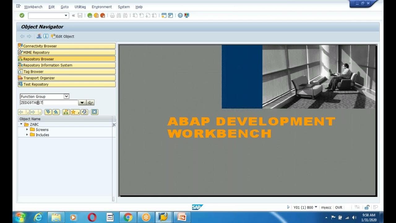 45. SAP ABAP FIe upload with Update Function module Modulepool ...