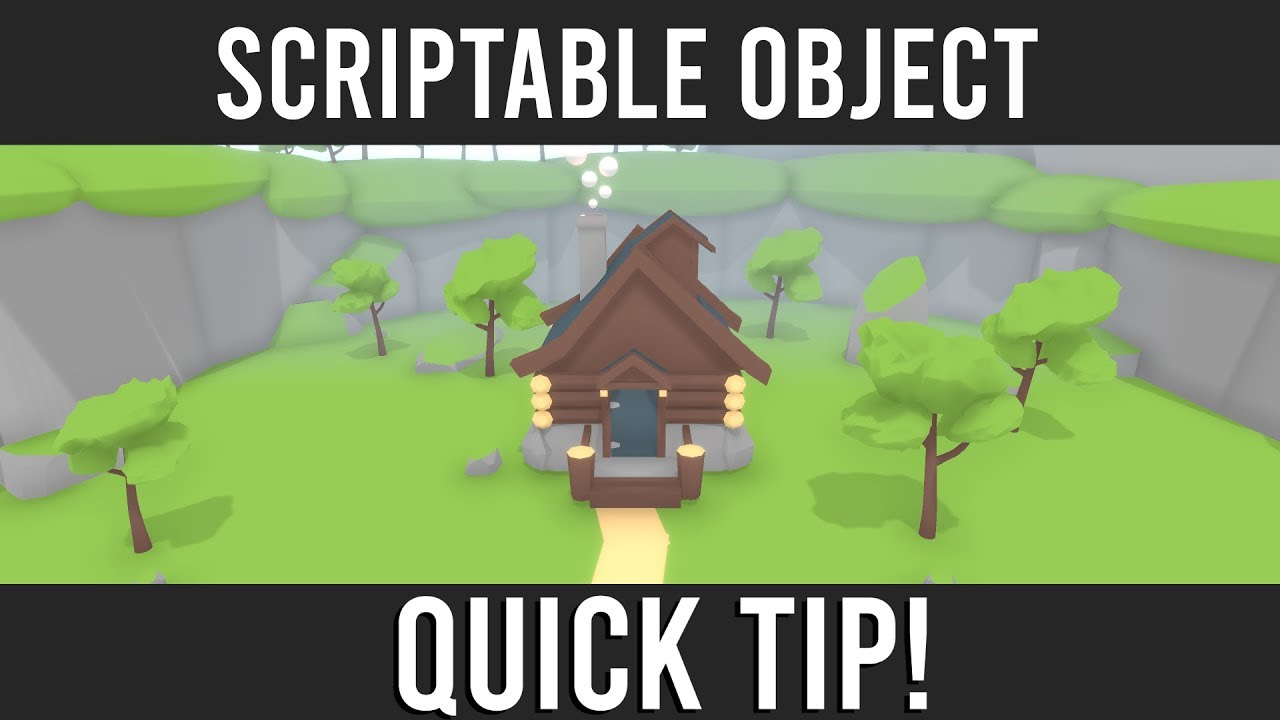Better Scriptable Object Editing Unity Quick Tips Youtube