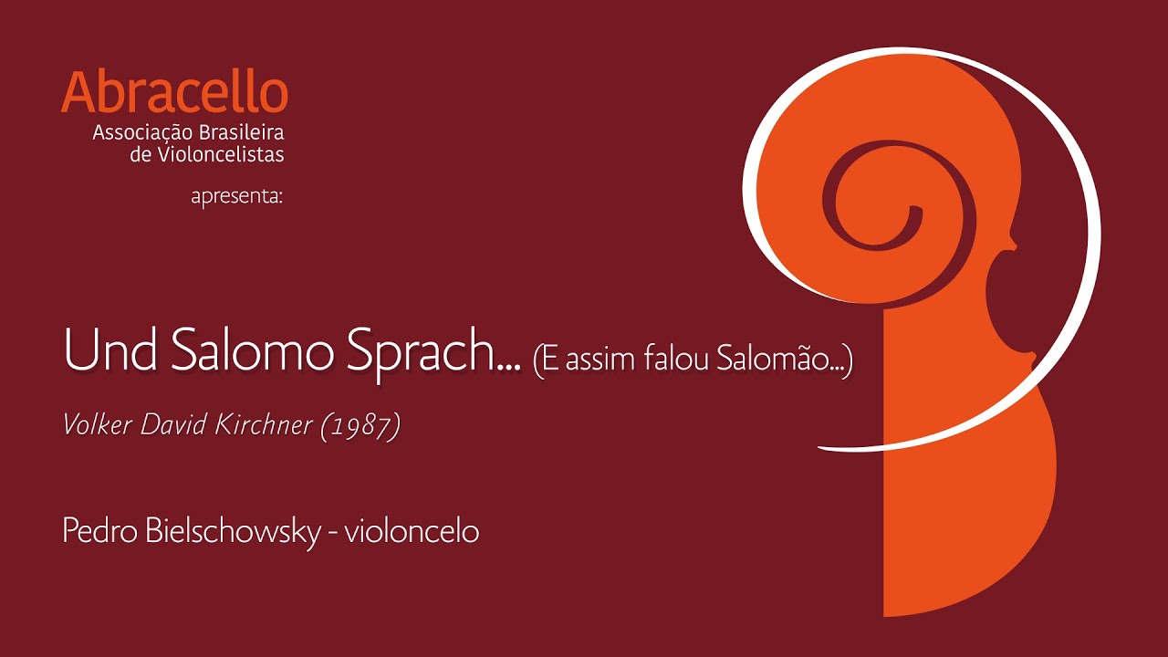 Pedro Bielschowsky | Und Salomo Sprach... (E assim falou Salomão ...
