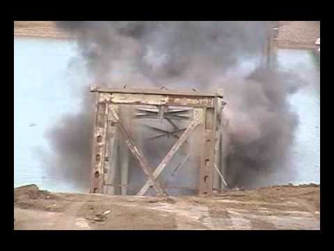 4 Bears bridge demo, North Dakota. - YouTube