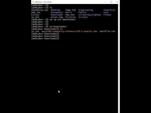 How to use copy ( cp ) command in Linux | Shorts | Tutorials - YouTube