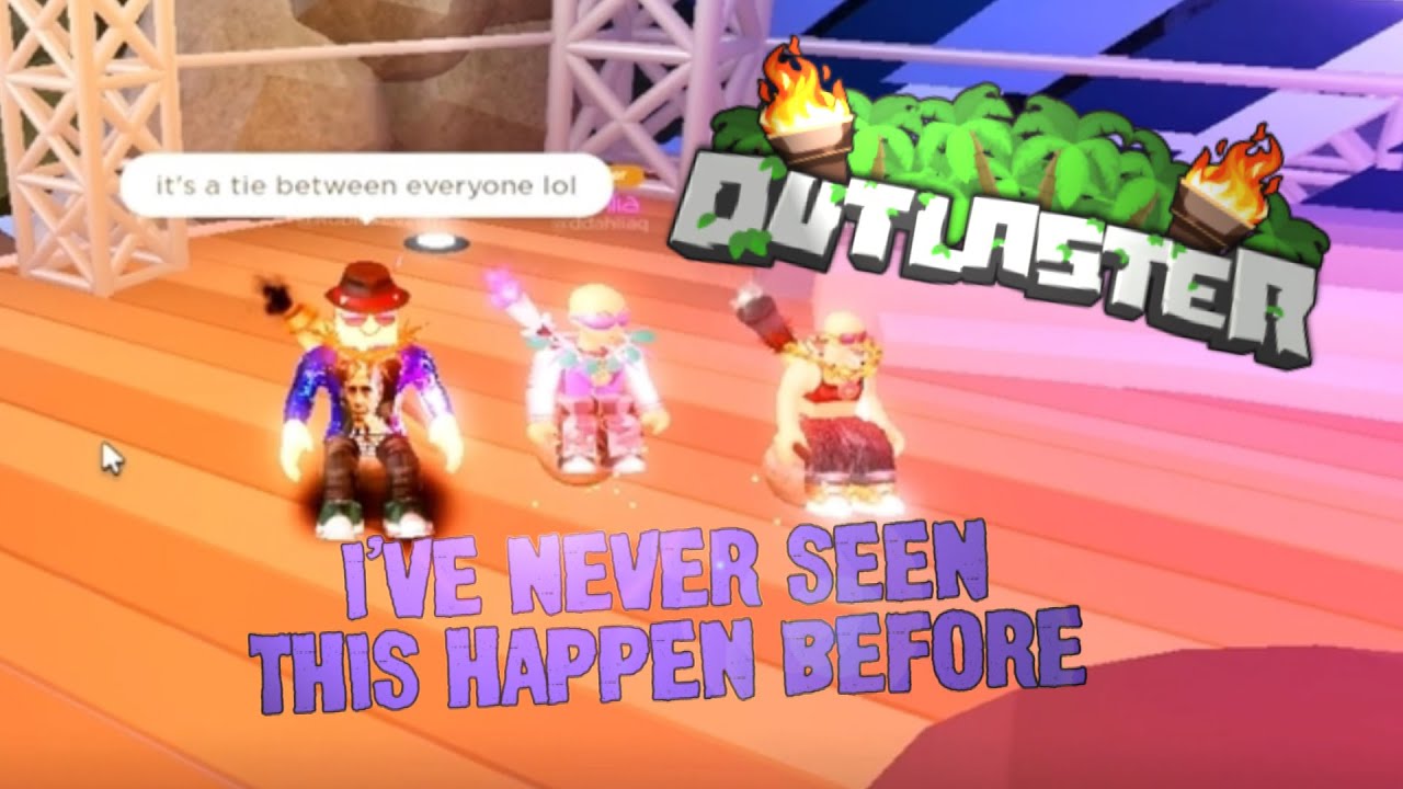 3 WAY TIE FOR THE WIN AT FINAL!?? | Roblox Outlaster - YouTube