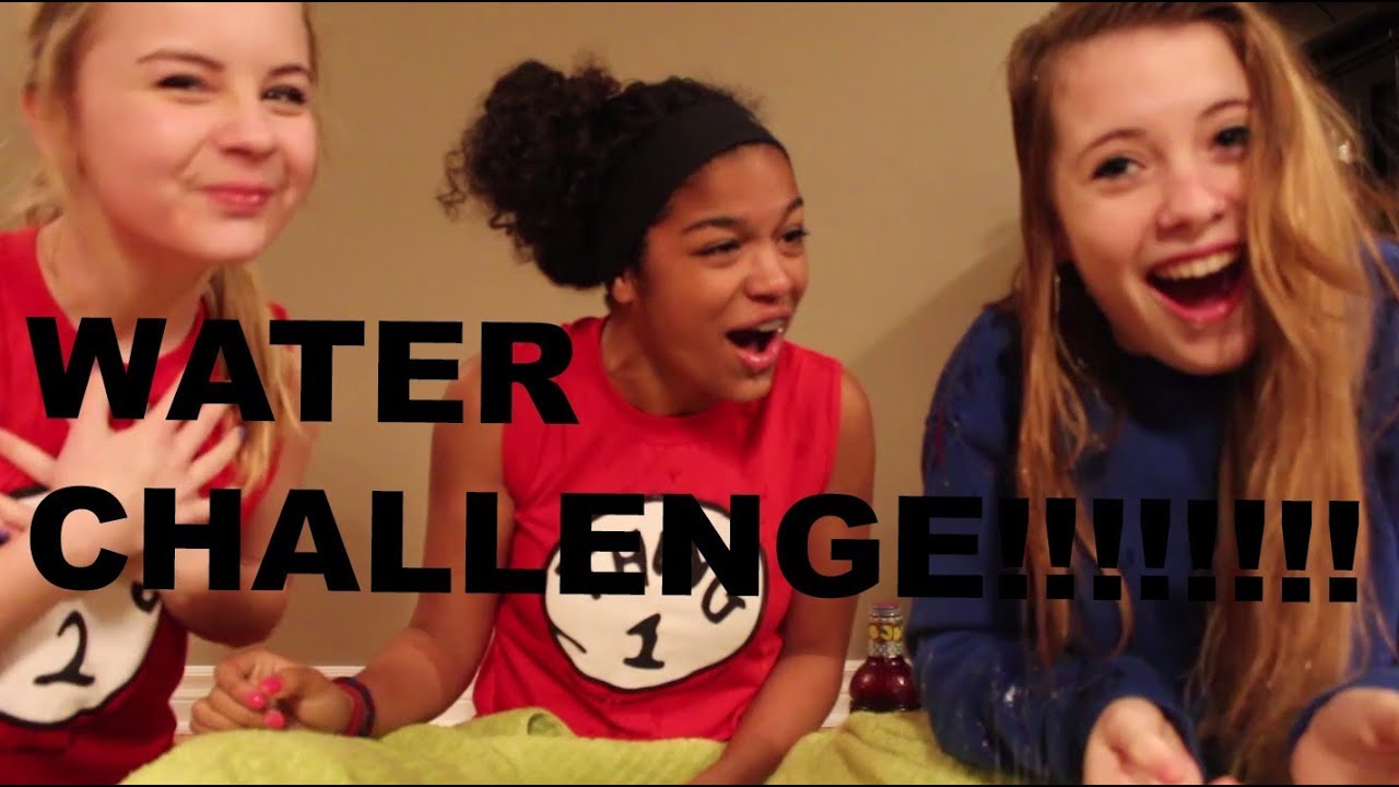 WATER CHALLENGE!!!!! - YouTube