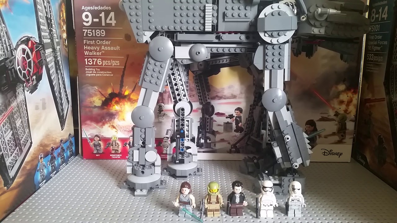 Lego star wars, First Order AT-M6 Walker, review - YouTube