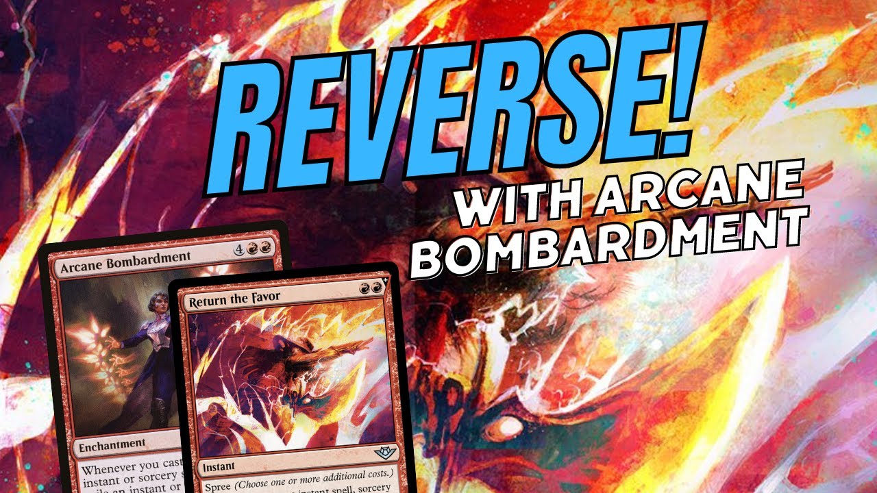 Return the Favor with Arcane Bombardment ⚪🔴 MTG Arena standard - YouTube