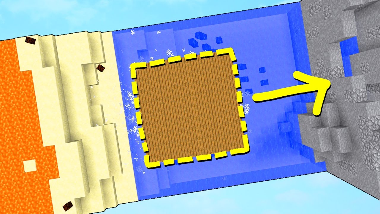 DON'T FALL OFF THE RAFT!! (Minecraft) - YouTube