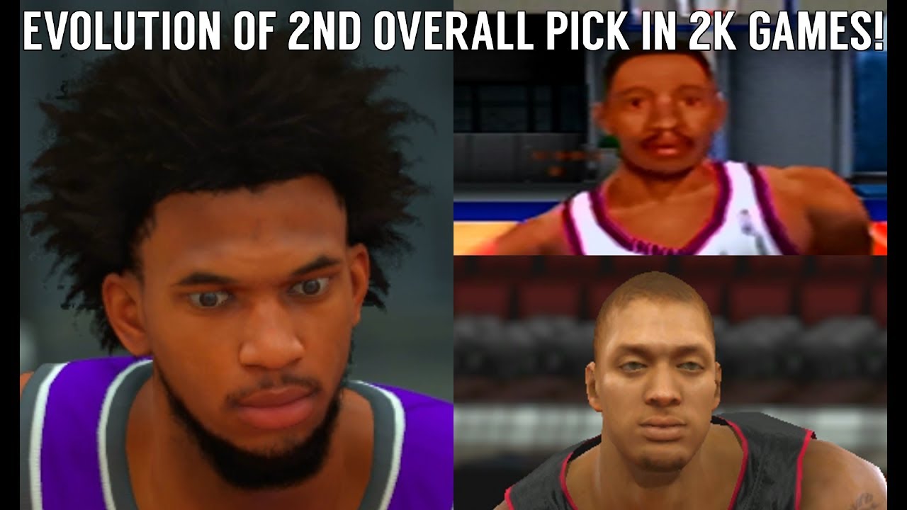 The Evolution of the Second Overall Draft Pick in NBA 2K Games! (NBA 2K ...