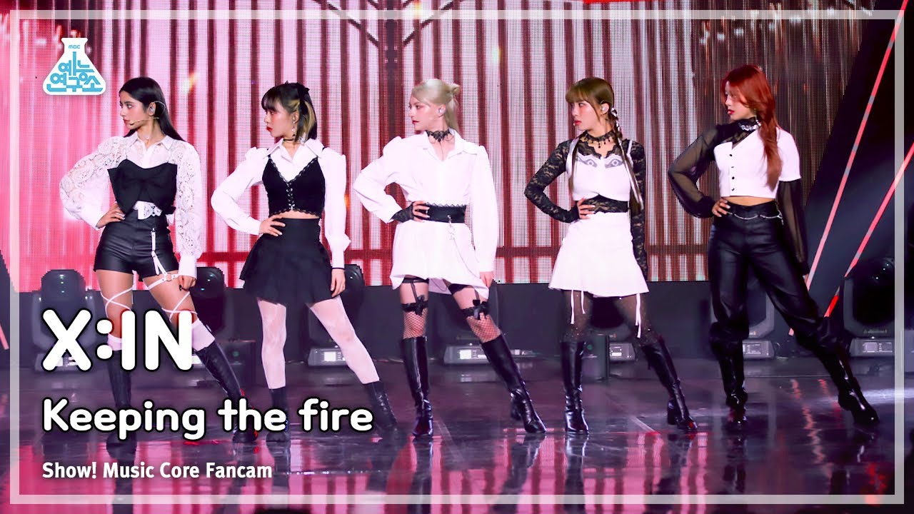 [예능연구소] X:IN - KEEPING THE FIRE(엑신 – 키핑 더 파이어) FanCam | Show! MusicCore ...