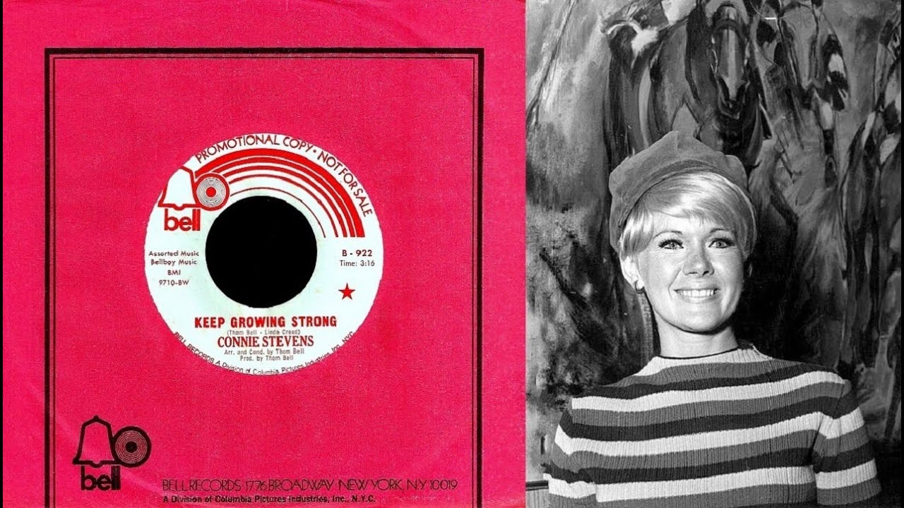 Connie Stevens - KEEP GROWING STRONG (Betcha By Golly, Wow) (1970 ...