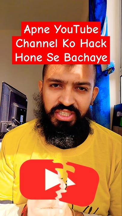 How to Save your YouTube Channel from Hacking #youtubetips #shorts #youtubeshorts - YouTube