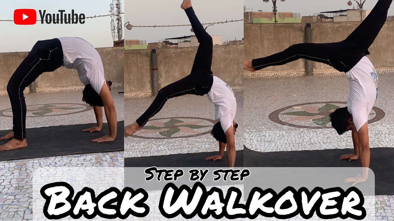 How to do back walkover (Hindi) Tutorial | Gymnastics Moment | Being ...
