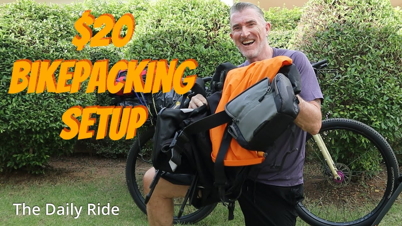 ULTIMATE BUDGET BIKEPACKING SETUP UNDER $20 | BEGINNER FRIENDLY GEAR ...