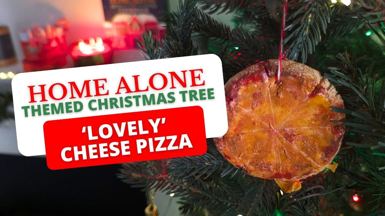🍕 HOME ALONE🍕 'Lovely' Cheese Pizza Christmas Ornament Tutorial [Home ...
