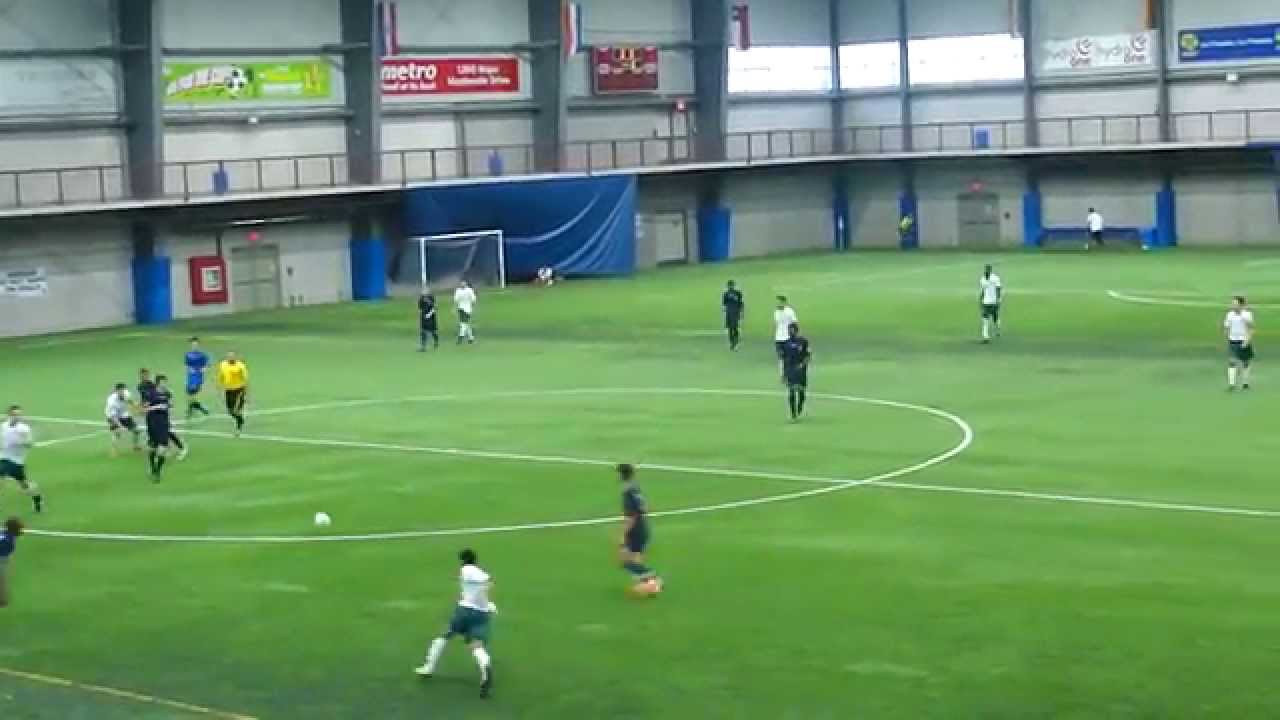 Tobi Taiwo #25 at Toronto Lynx showcase part 3 of Game 2 - Dec 18, 2014 ...