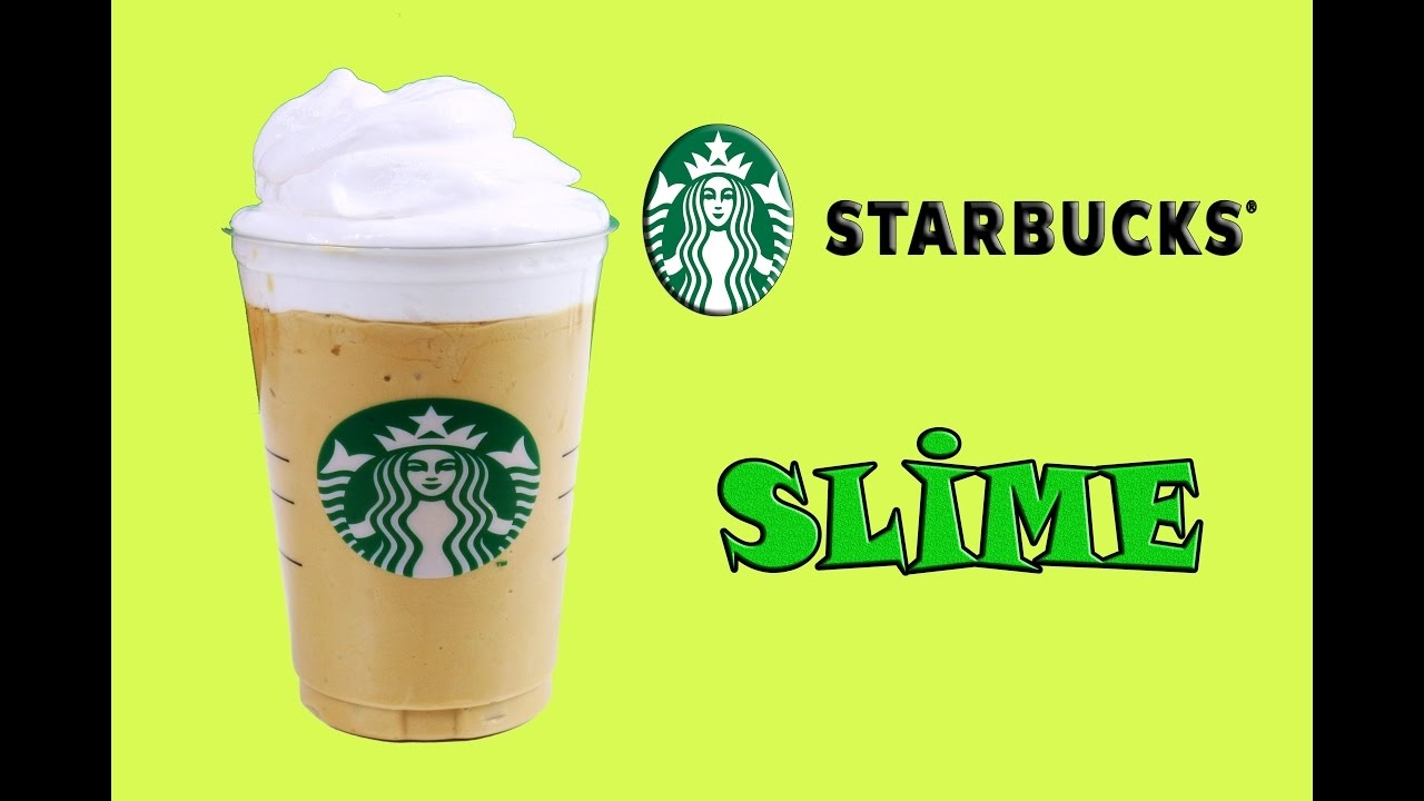 DIY Starbucks Slime, How to Make Starbucks Slime - YouTube