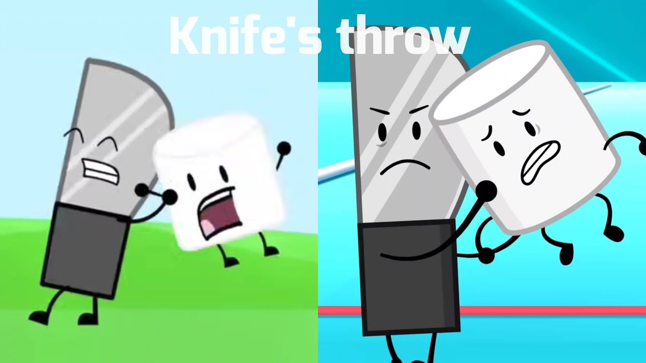 Knife's throw that killed/saved Marshmallow | Inanimate Insanity S2E18 ...
