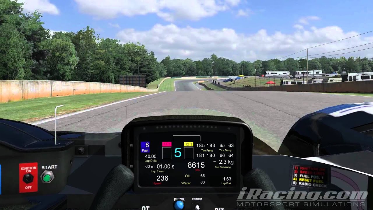 iRacing HPD ARX-01c at Road Atlanta - YouTube