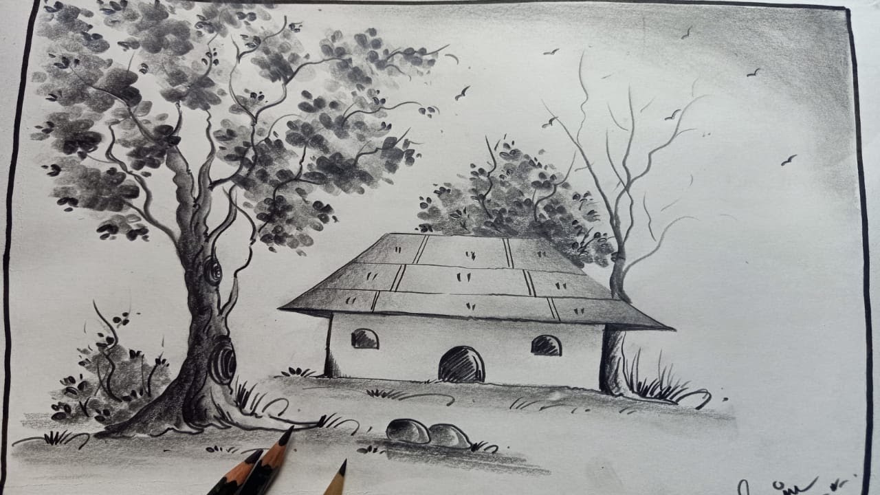 How to draw a easy pencil sketch step by step #very easy drawing ...