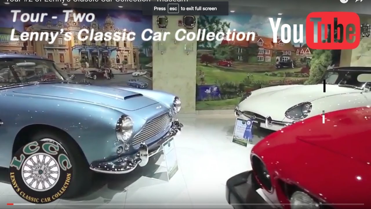 Tour #2 of Lenny's Classic Car Collection - museum - YouTube