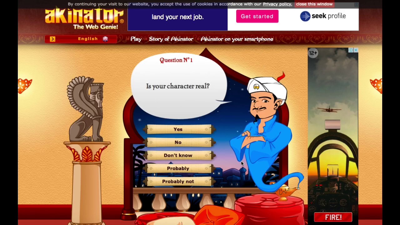 CAN HE GUESS MY CHARACTER?? | Akinator - YouTube