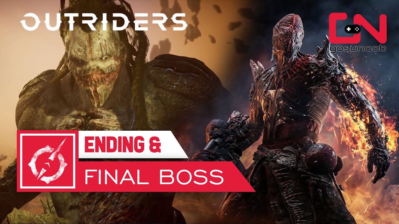Outriders Ending & Final Boss Fight Pyromancer Gameplay - YouTube