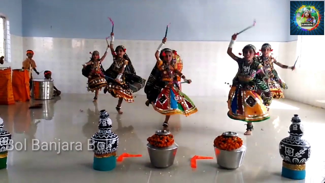 Banjara dance performance in school| lambani dance| Lambadi dance - YouTube
