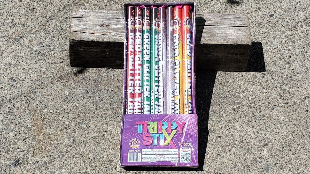 Trippy Stix by Warrior Fireworks - YouTube