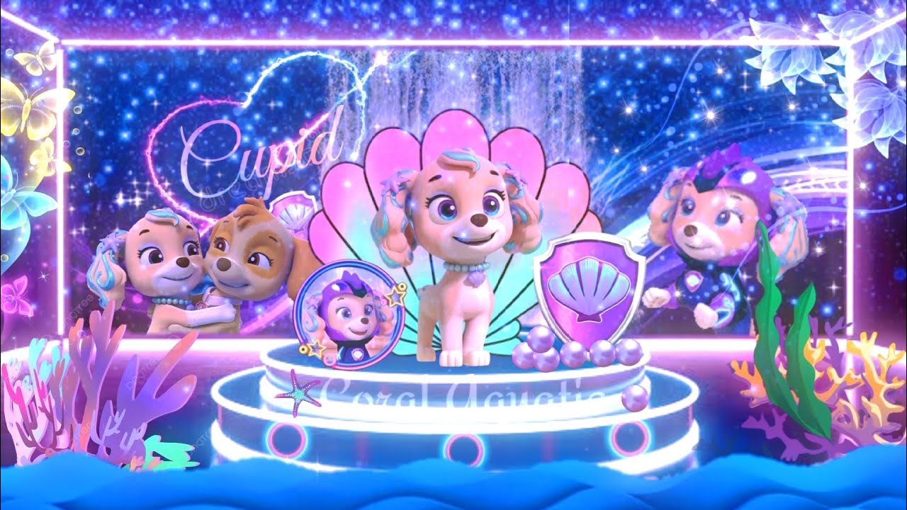 Cupid 💘 | Coral edit🐾 {PVM} 🐚 Paw Patrol Aqua pups🐾 most beautiful pup ...