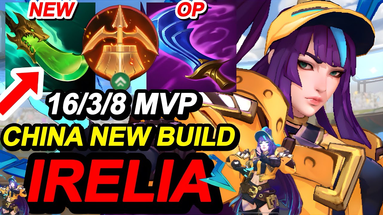 Wild Rift China Irelia Top - New Season Rank Gameplay - Build Rune ...